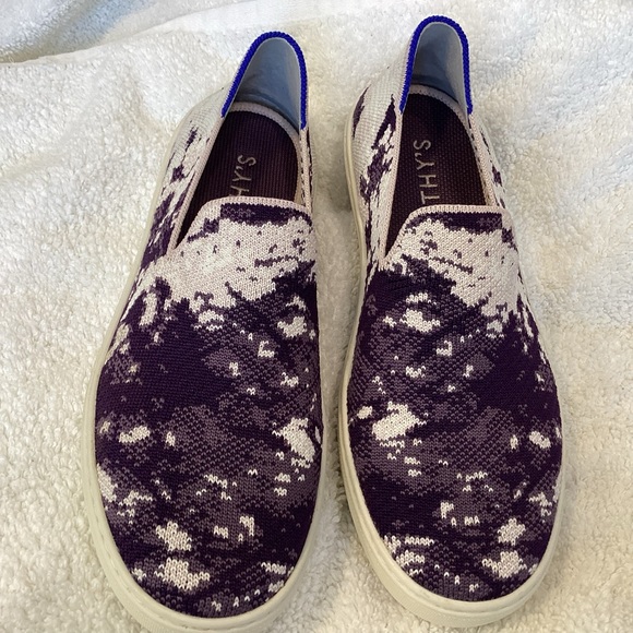Rothy's | Shoes | Rothys The Origianl Slip On Sneaker Purple Splash ...